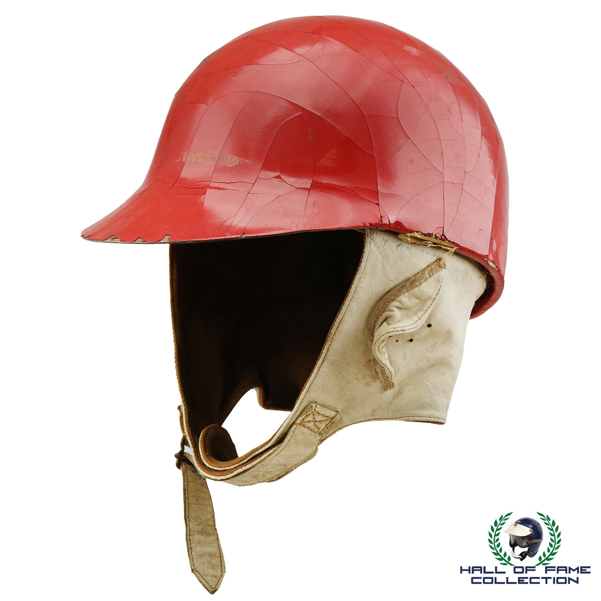 1955 Duane Carter Race Used Agajanian Indianapolis 500 Cromwell Helmet