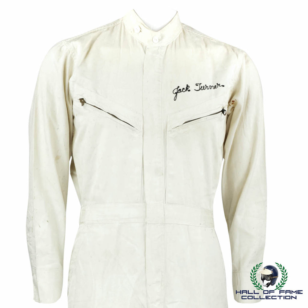 1956 Jack Turner Race Used Rare Original Hinchman Indy 500 Suit