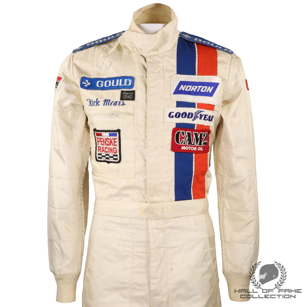 1979 Rick Mears Signed Race Used Team Penske IndyCar Suit