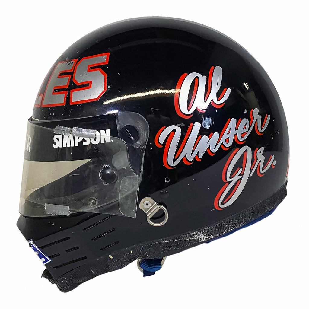 1984 Al Unser Jr. Race Used Galles Racing Simpson Bandit Indy 500 Helm