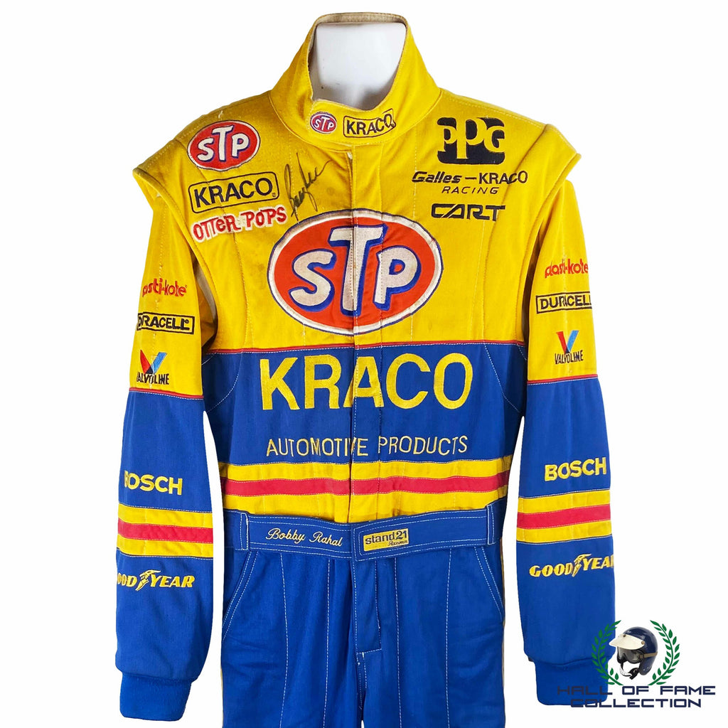 1990 Bobby Rahal Signed Race Used Galles Kraco Racing IndyCar Suit
