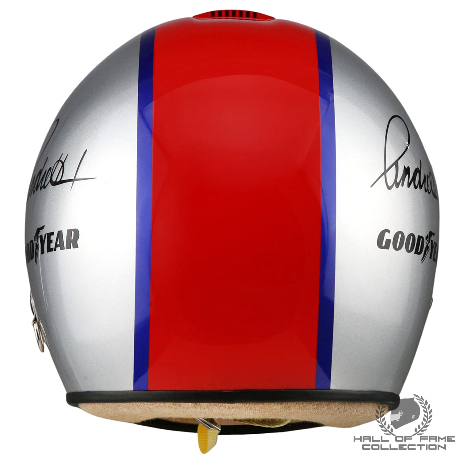 1991 Mario Andretti Signed Bell AFX1 Newman Haas Racing IndyCar Replic