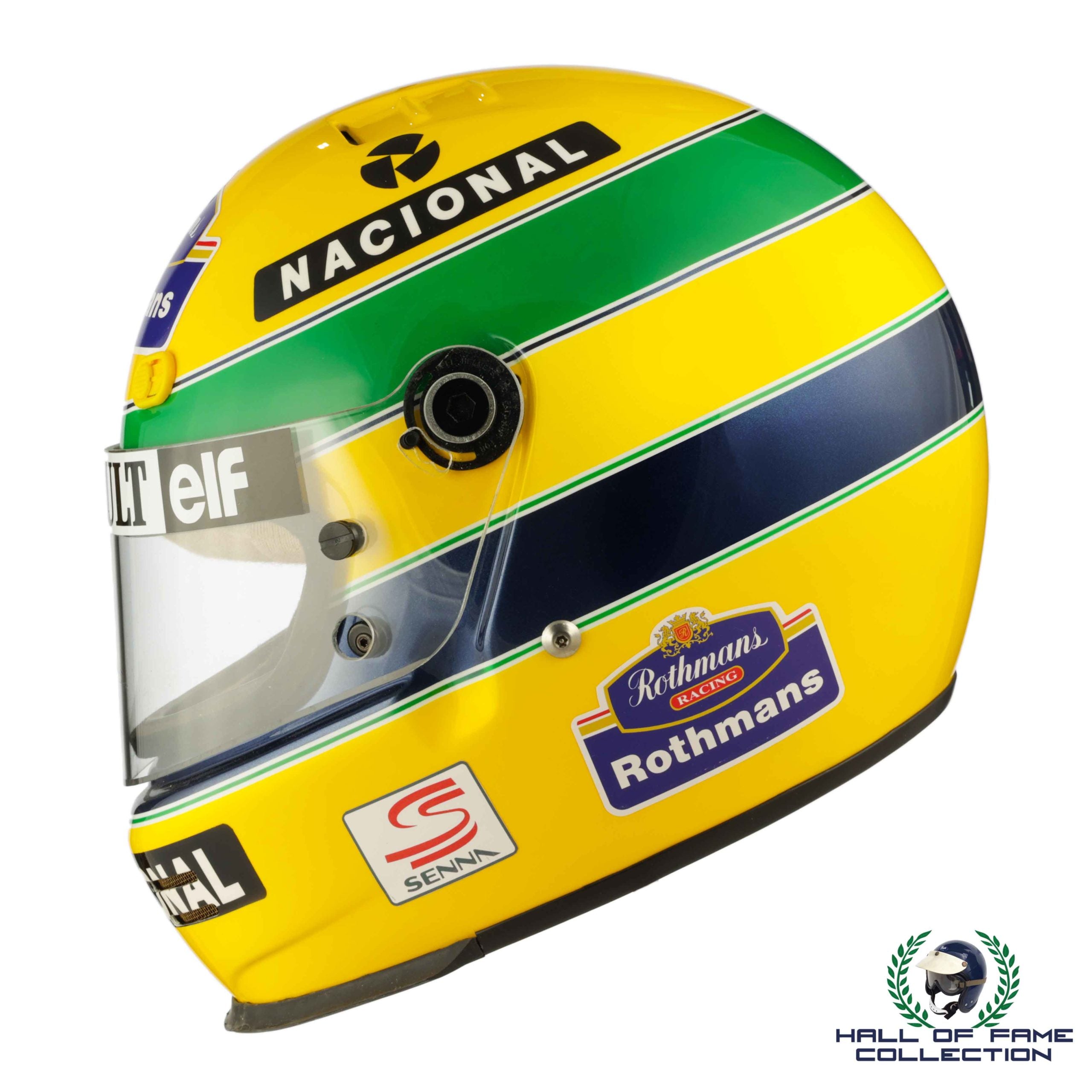 1994 Ayrton Senna Replica Bell M3 Rothmans Williams Renault F1 Helmet