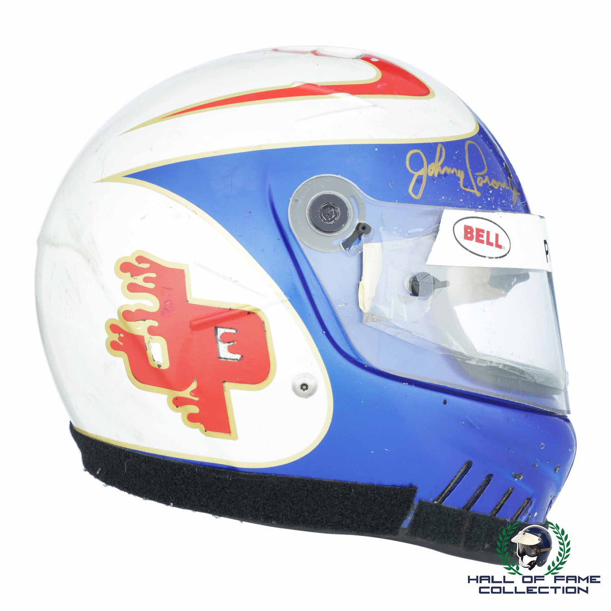 1995/96 Johnny Parsons Signed Race Used IndyCar and Midget Racing Helm