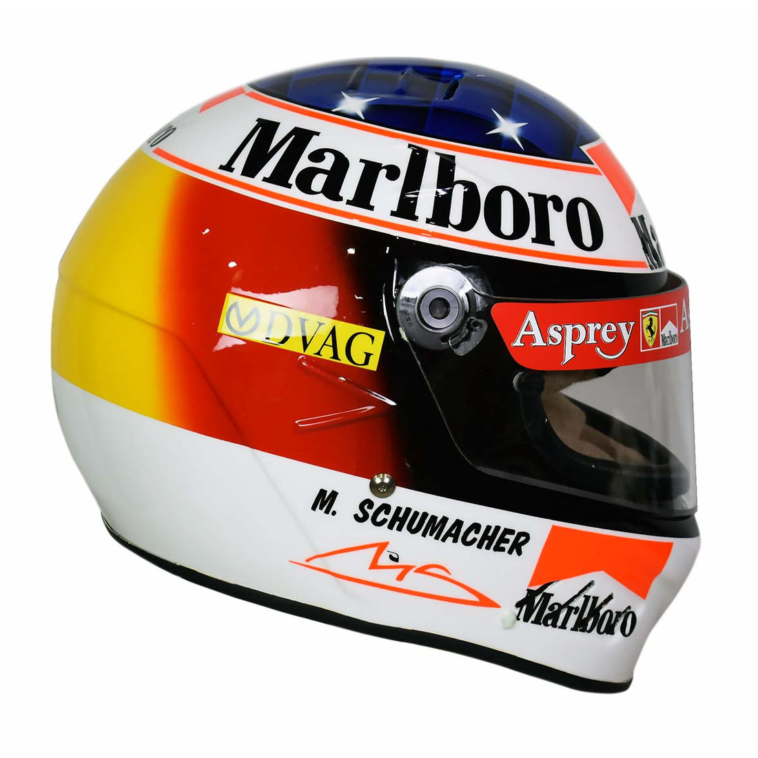 1997 Michael Schumacher Replica Ferrari Bell Vortex Formula 1 Helmet