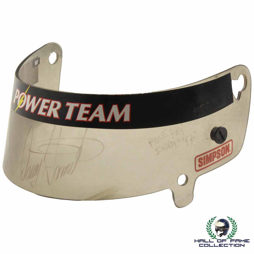 1997 Davey Hamilton Signed Indy 500 Pole Day, A.J. Foyt Enterprises In