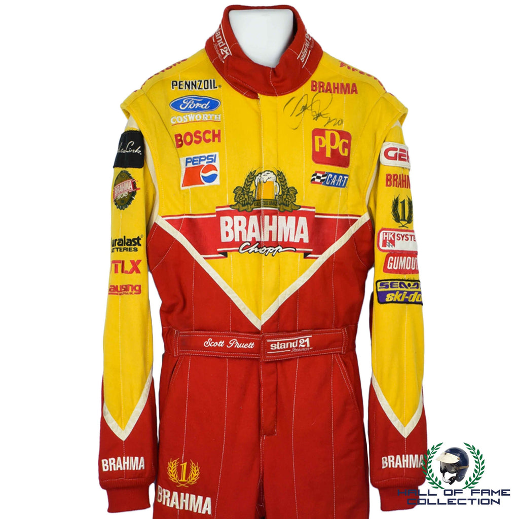 1997 Scott Pruett Signed Race Used Patrick Racing IndyCar Suit