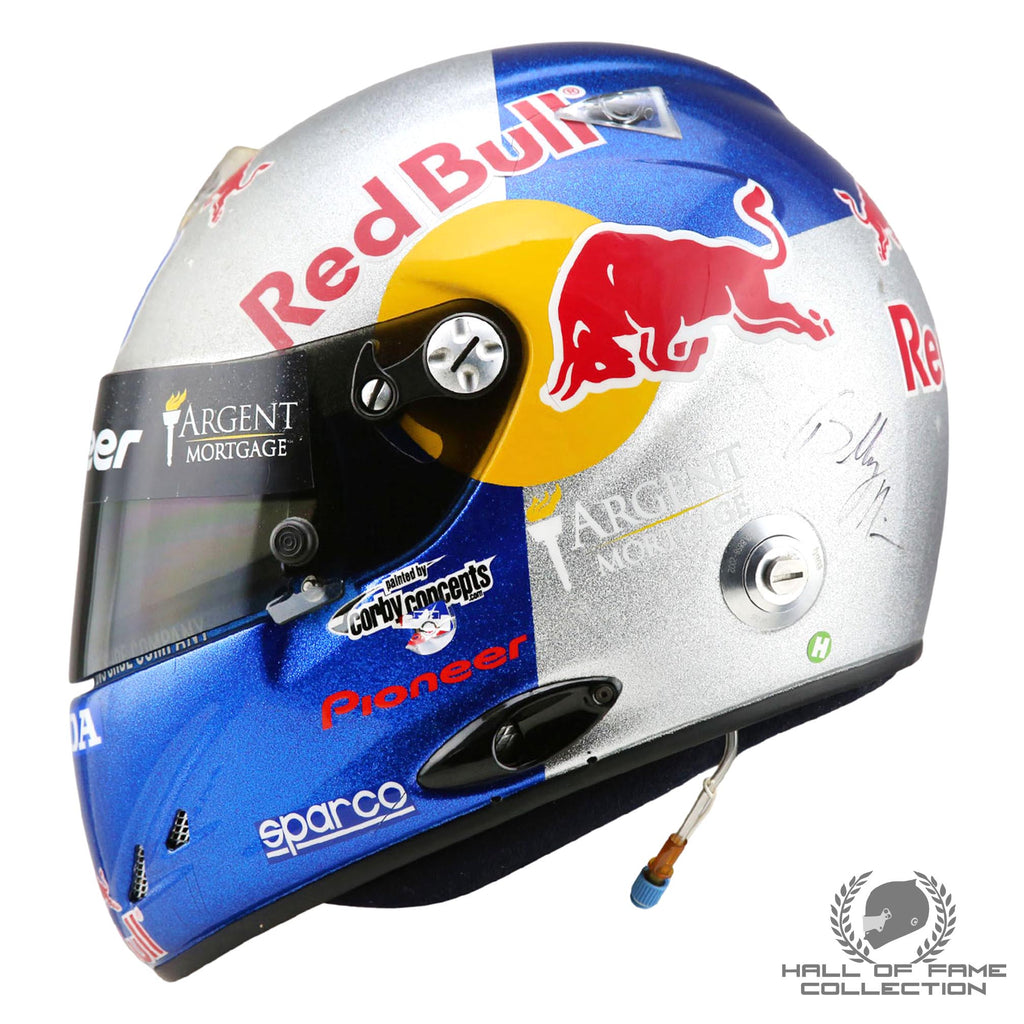 2005 Buddy Rice Signed Race Used Rahal Letterman Racing IndyCar Helmet