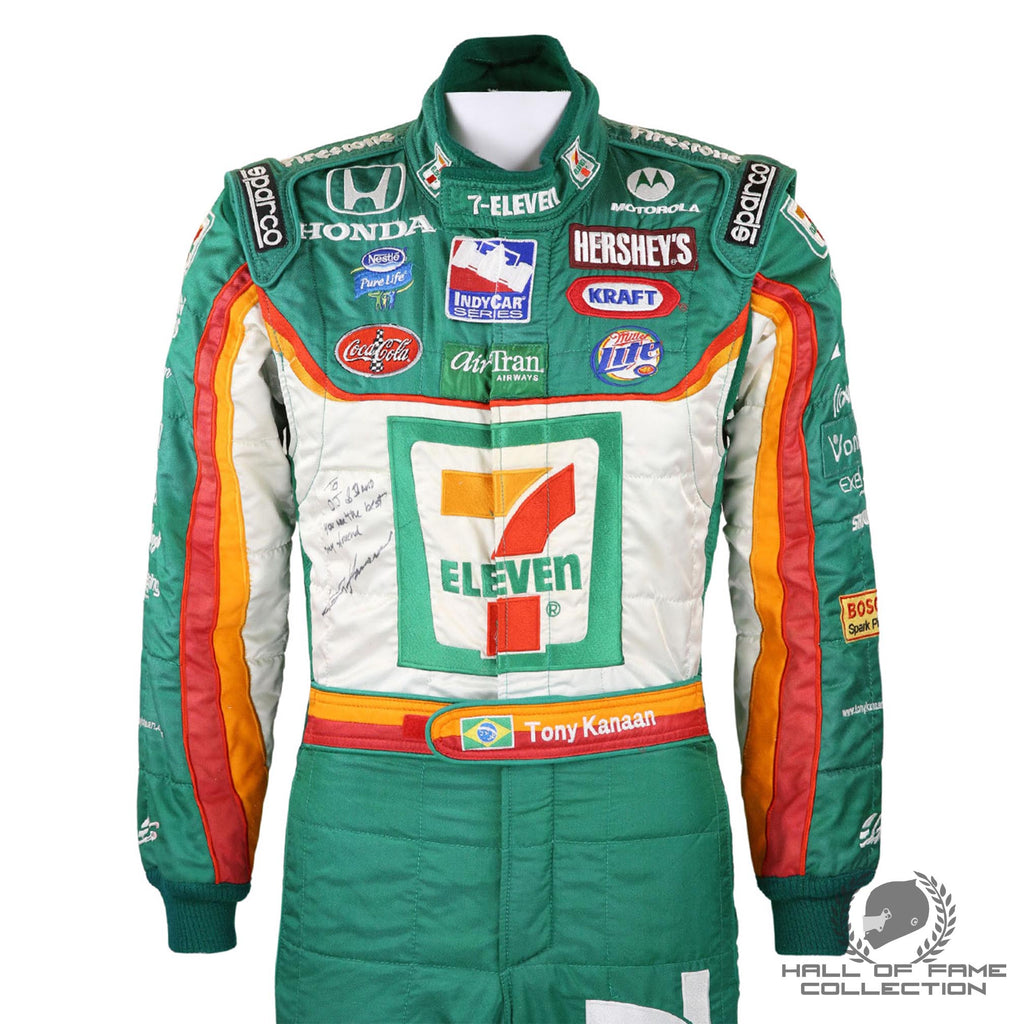 2006 Tony Kanaan Signed Race Used Andretti Green Racing IndyCar Suit