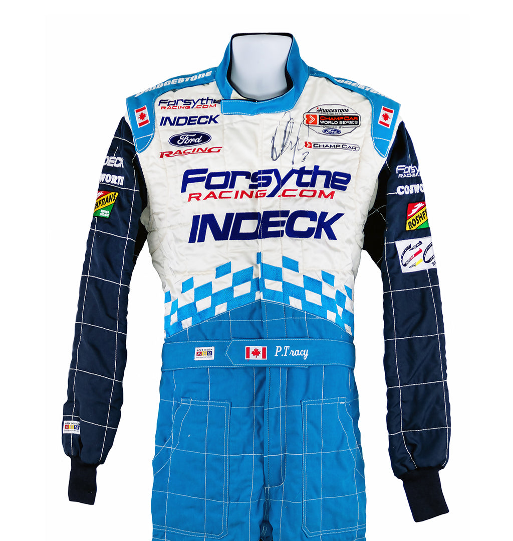2006 Paul Tracy Signed Original Forsythe Racing IndyCar Champ Car Suit