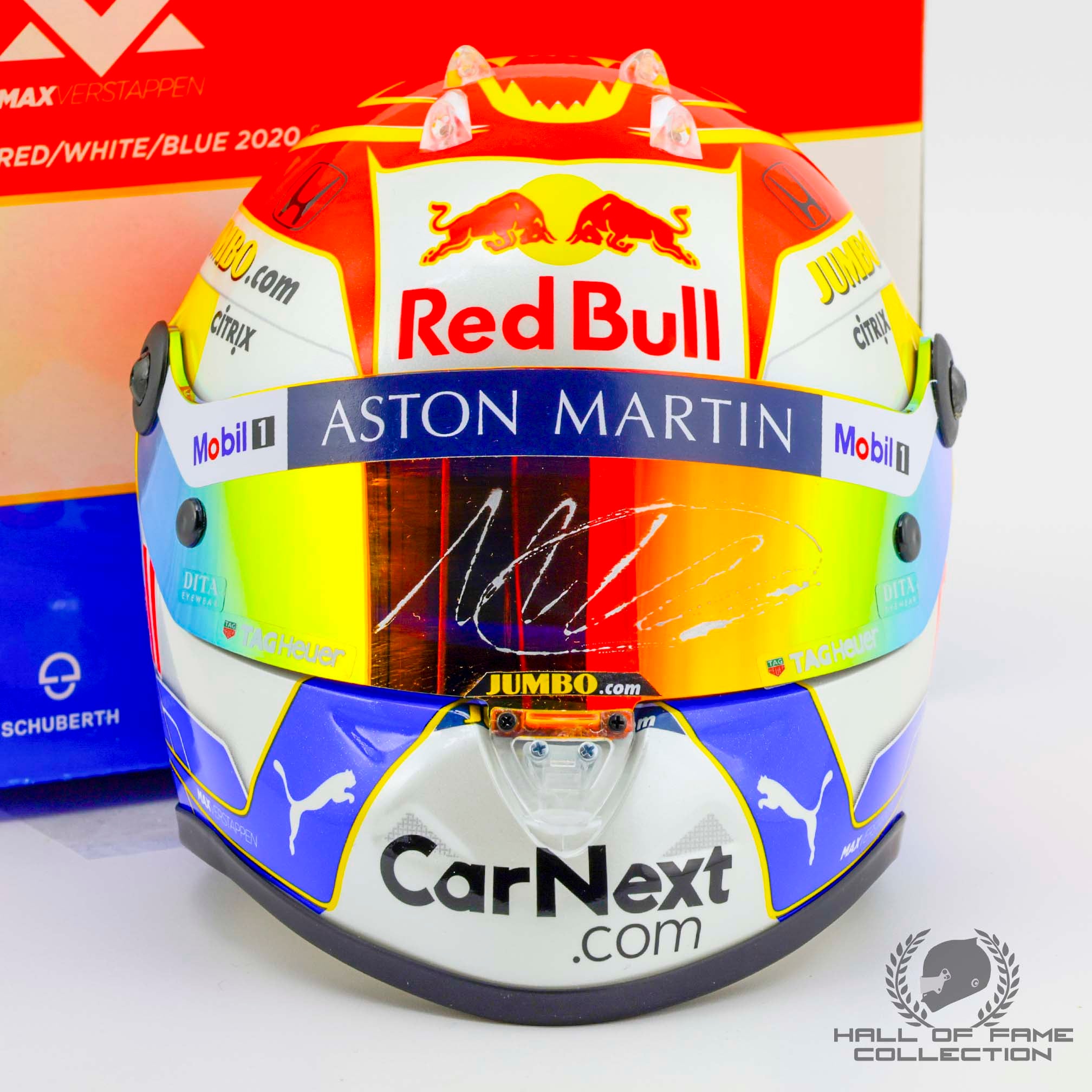 2020 Max Verstappen Signed Austrian GP Red Bull Racing 1:2 Scale F1 He