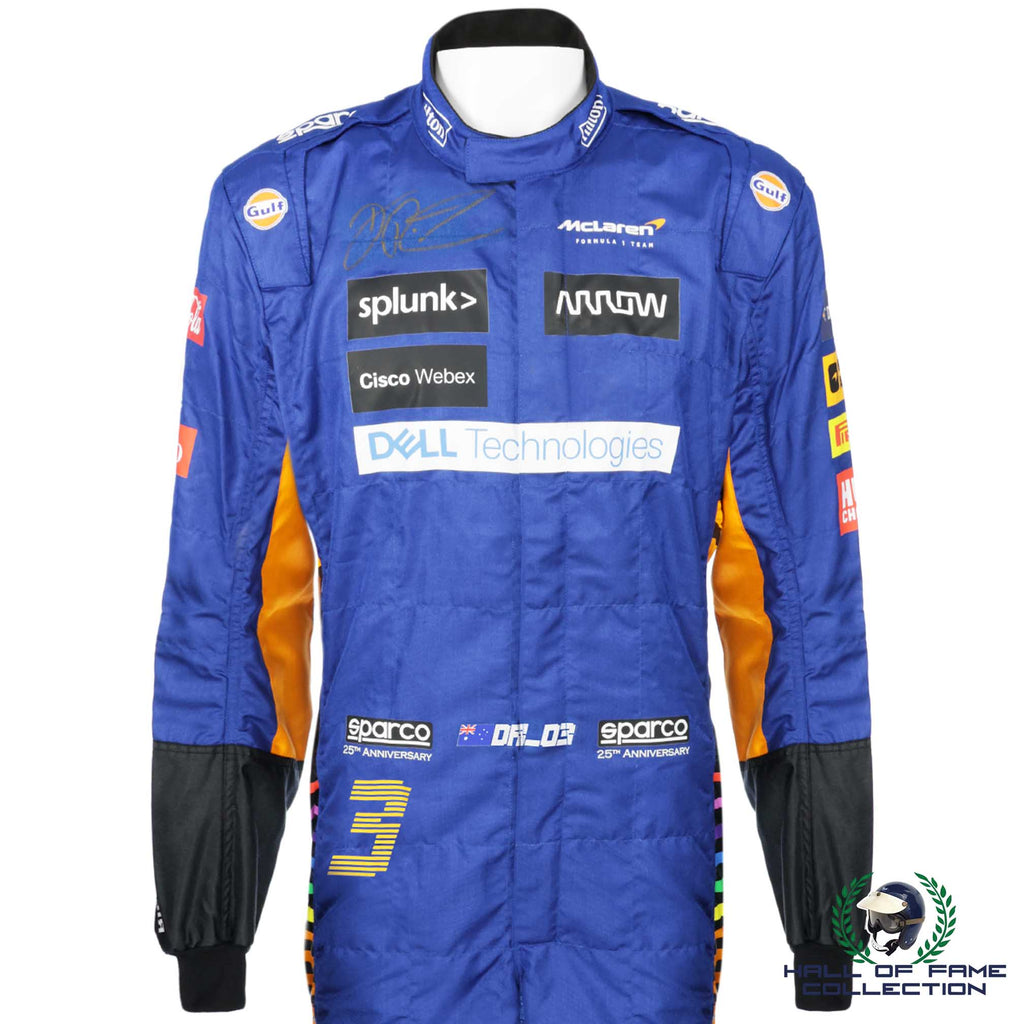 2021 Daniel Ricciardo Signed Official McLaren F1 Promo Suit