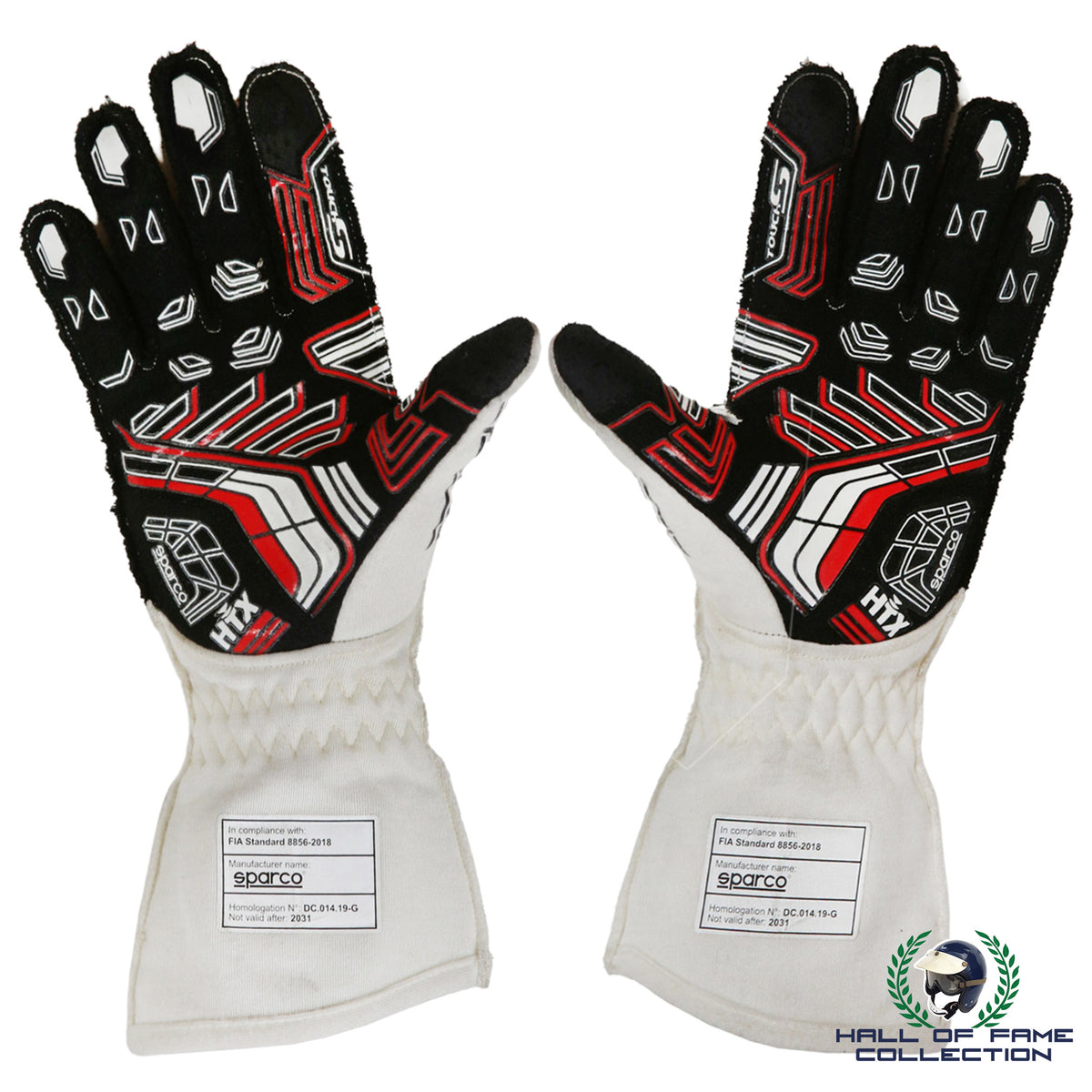 2021 Marcus Ericsson Signed Race Used Chip Ganassi Racing IndyCar Glov