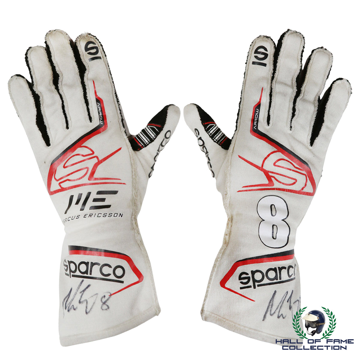 2021 Marcus Ericsson Signed Race Used Chip Ganassi Racing IndyCar Glov