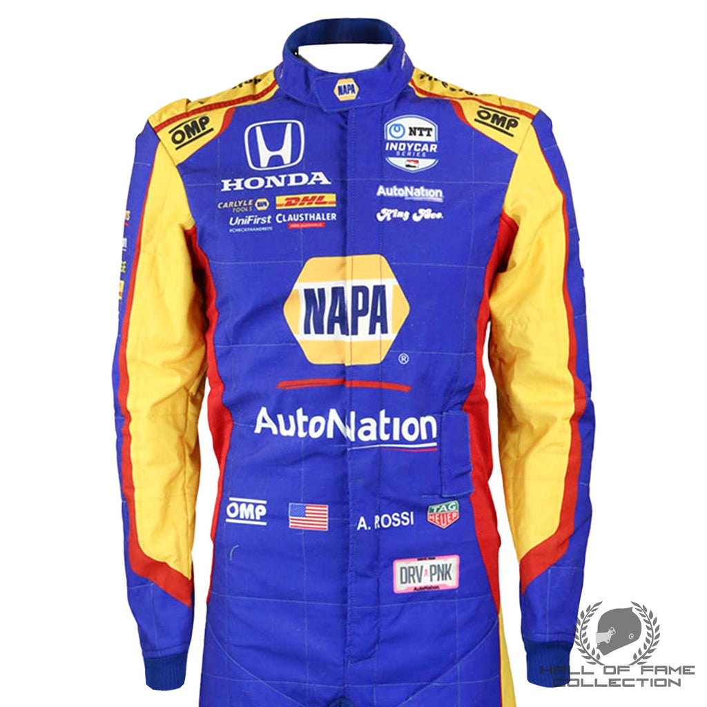 2021 Alexander Rossi Signed Race Used Andretti Autosport IndyCar Suit