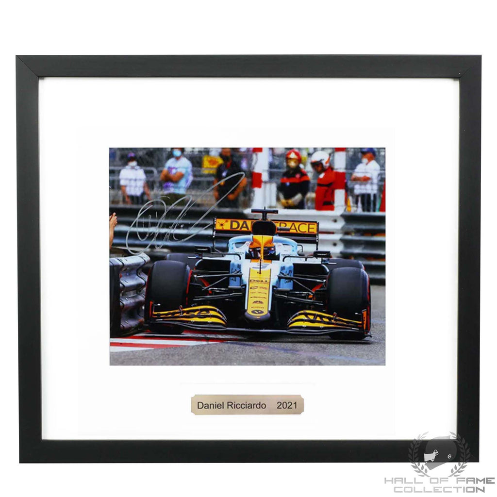 2021 Daniel Ricciardo Signed McLaren Limited Edition /25 Framed F1 Pho