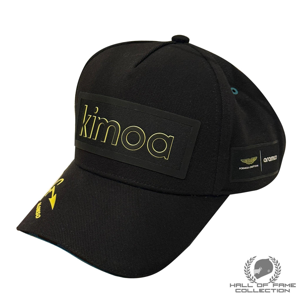 Fernando Alonso Signed Black Kimoa F1 Hat