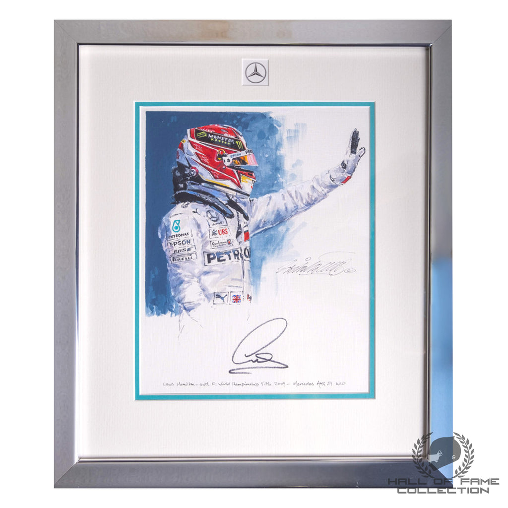 2019 Lewis Hamilton Signed 6th World Championship Nicholas Watts Origi