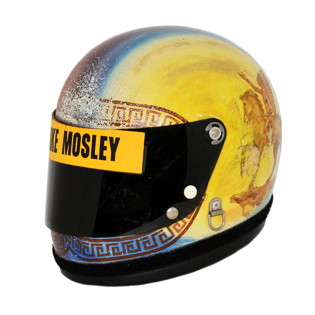 1977 Mike Mosley USAC IndyCar Race Used Helmet