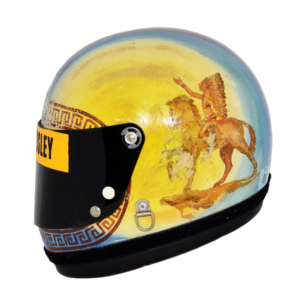 1977 Mike Mosley USAC IndyCar Race Used Helmet