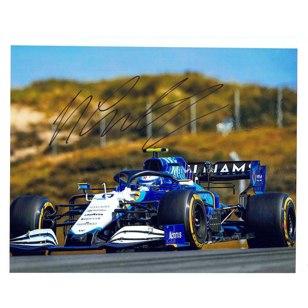 2021 F1 8x10 Collector Set: Photo #5 Nicholas Latifi Signed Williams 1