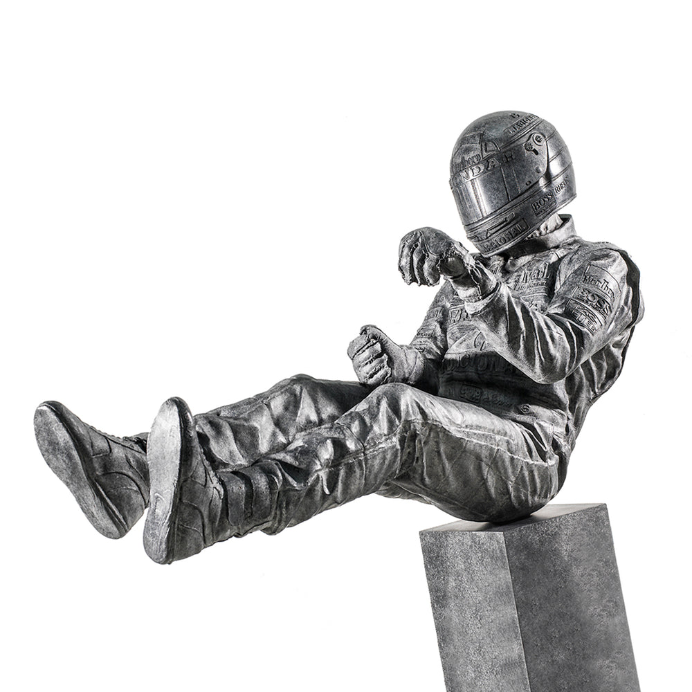 1991 Ayrton Senna ‘Eau Rouge’ Bronze Wind Tunnel Edition Sculpture By