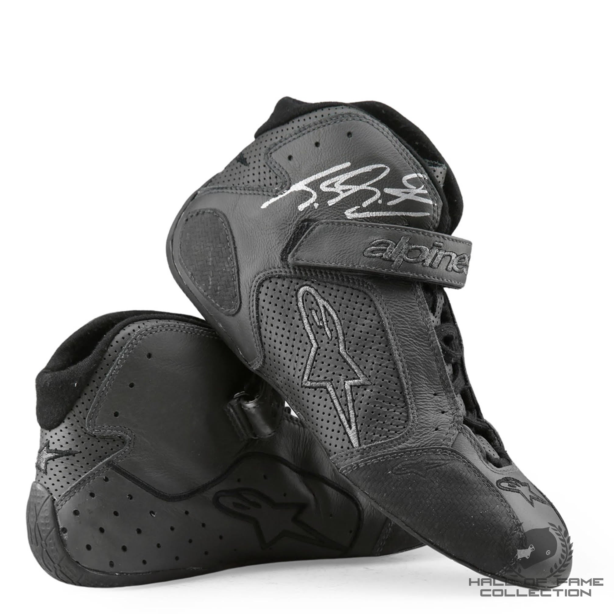 2010 Michael Schumacher Signed Original Mercedes F1 Boots